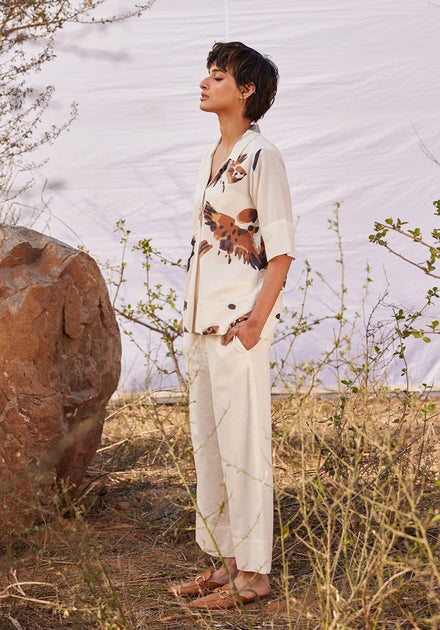 Chidiya offwhite co-ord set