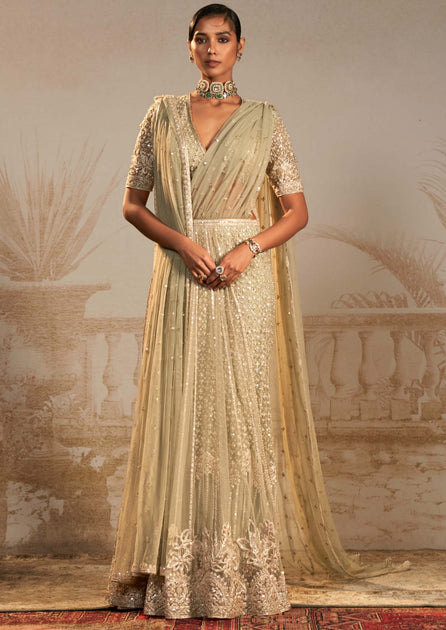 Discover the World of Pre-Draped Saris