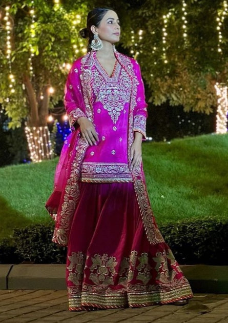Indian Designer Shararas Set Online for Sale for Women's Collection