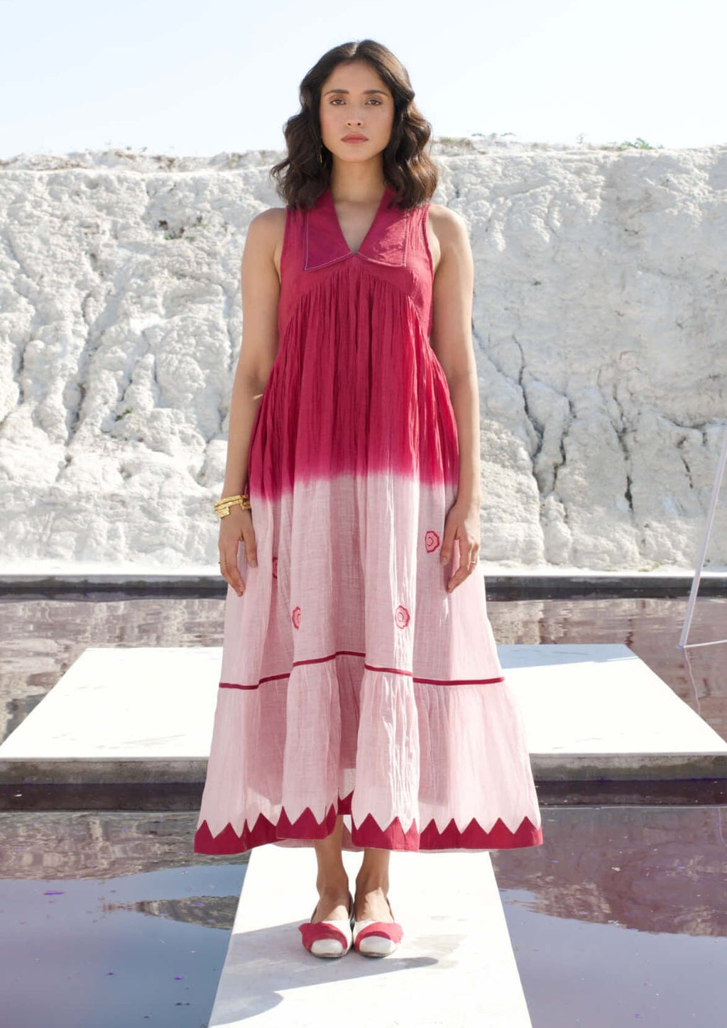 The Loom Art | Rogue Blush Pink Dress | INDIASPOPUP.COM