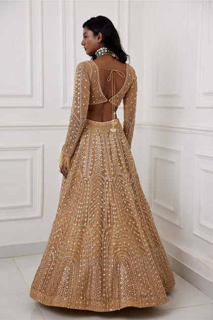 Chamee And Palak | Jaya Gold Lehenga Set | INDIASPOPUP.COM
