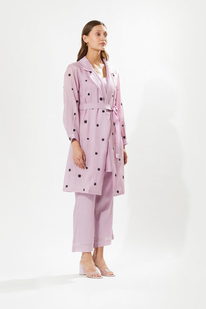 Lavender haze jacket and pant set