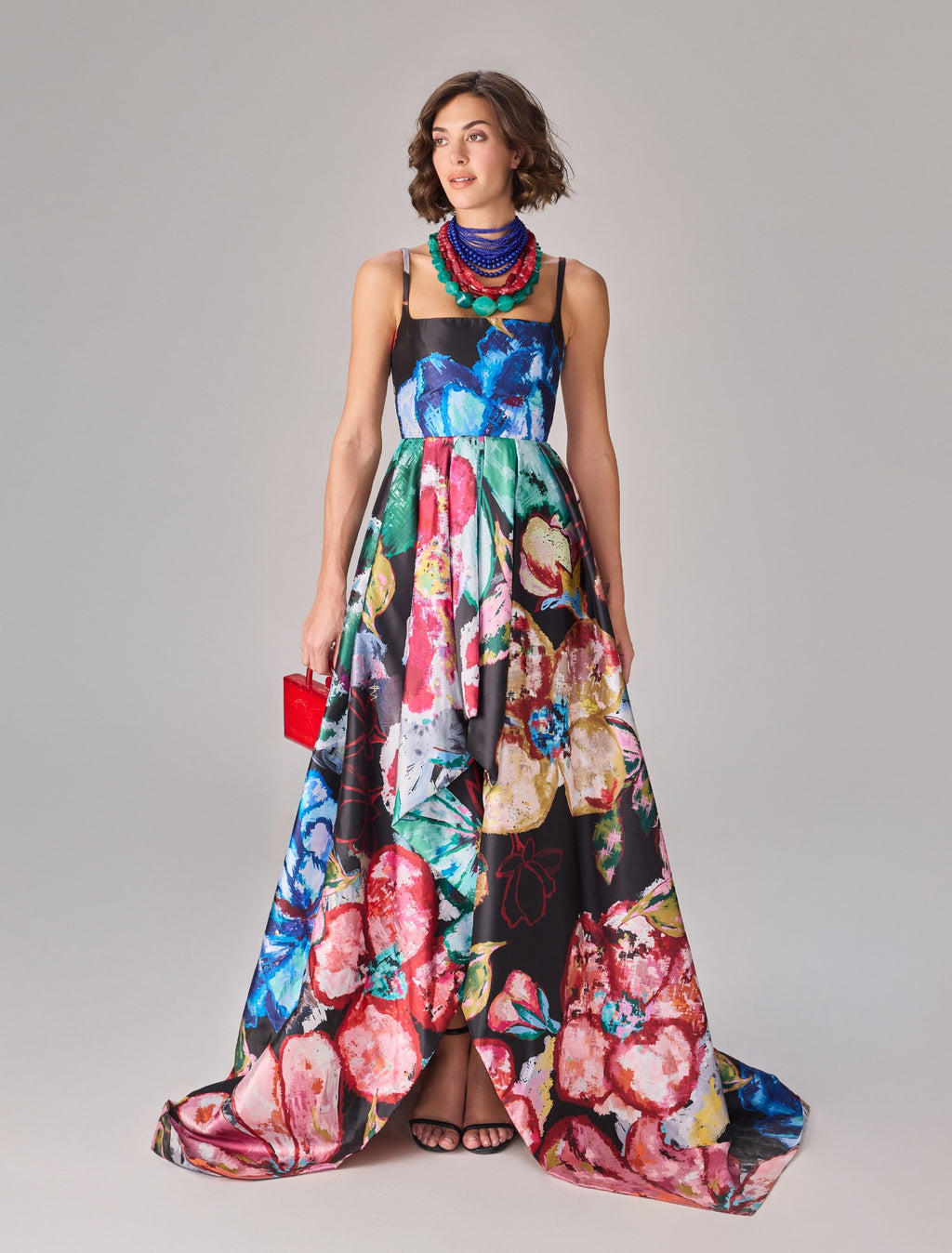 Saaksha & Kinni Evelyn Multicolor Gown | Indiaspopup.com