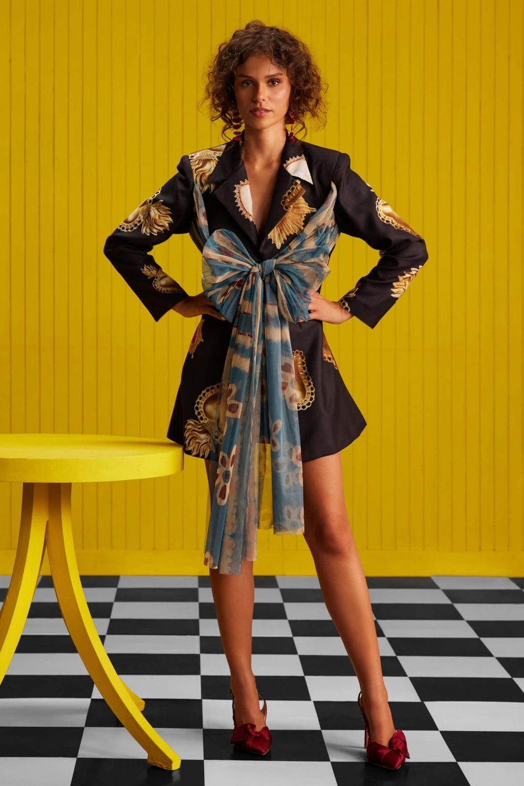 Payal And Zinal Butterfly Kiss Black Dress | Indiaspopup.com