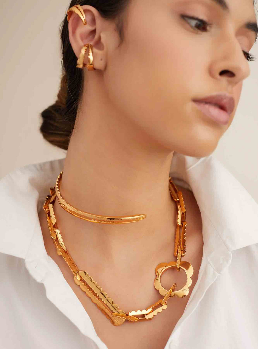 Outhouse | Oh Epee Ferrum Link Chain Necklace | INDIASPOPUP.COM